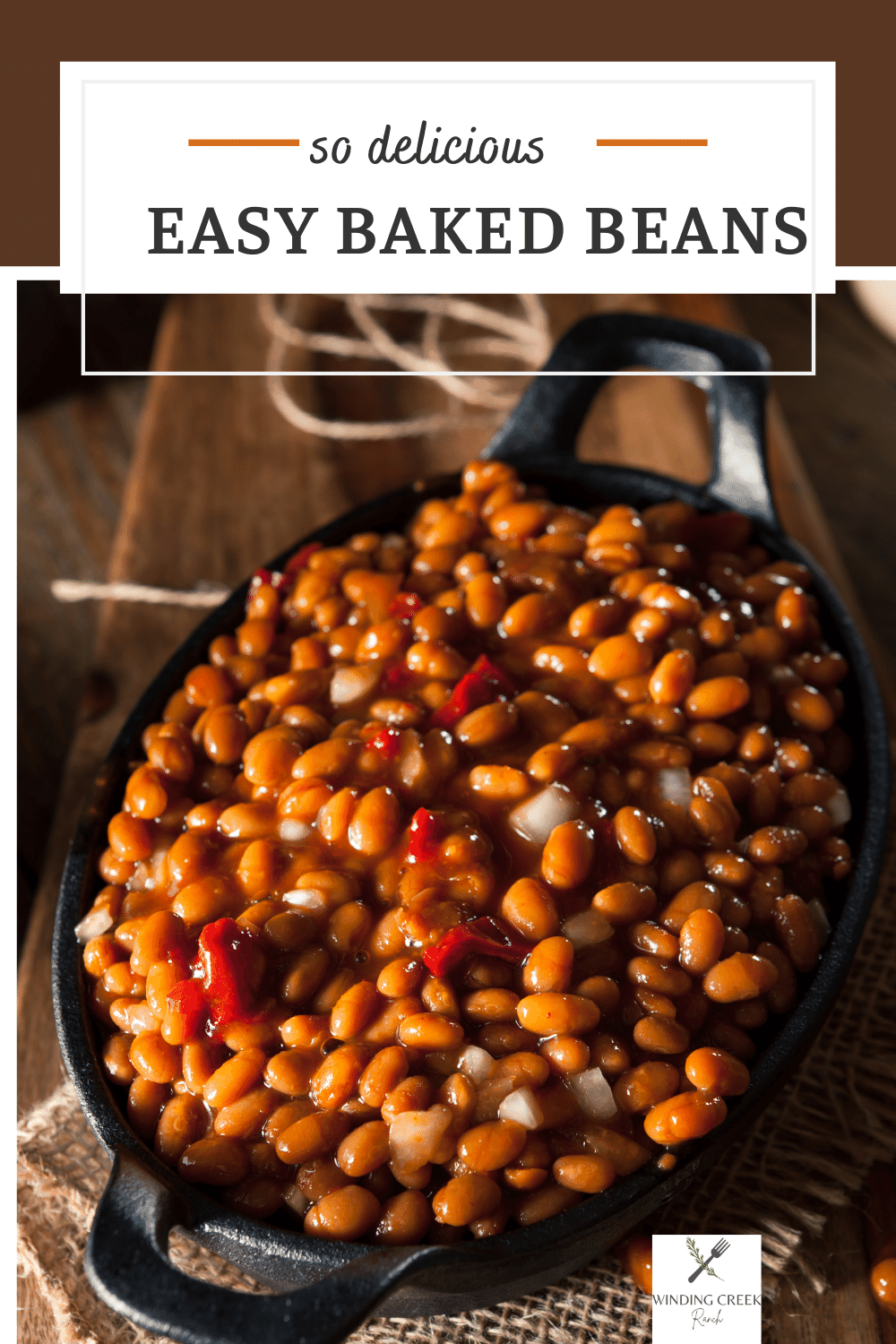Easy Baked Beans With Maple Syrup and Brown Sugar - Winding Creek Ranch