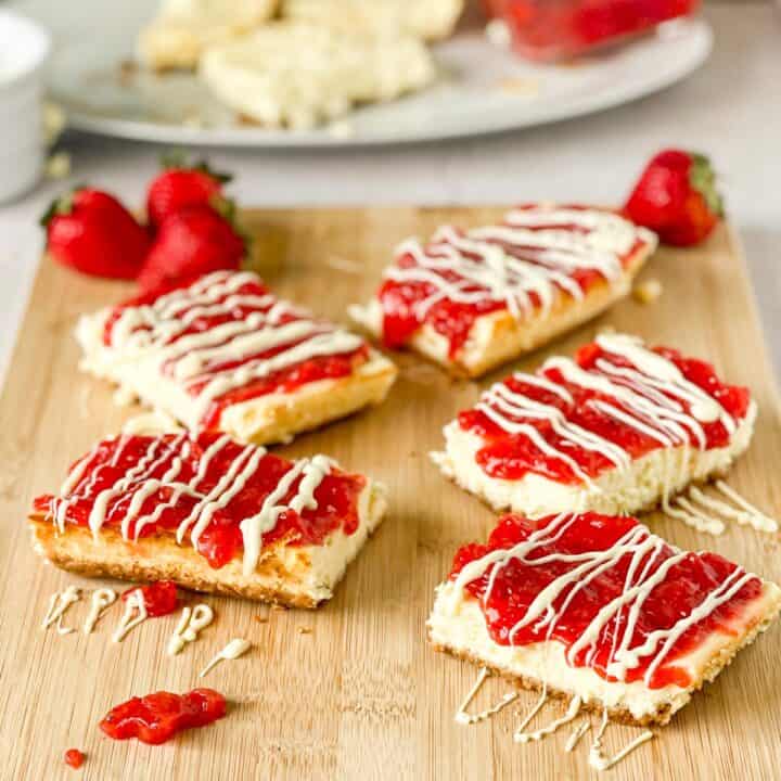 Philadelphia Strawberry Cheesecake Snack Bars