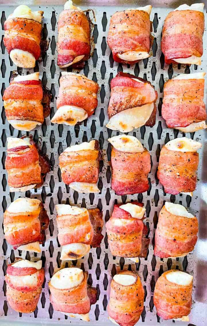 Bacon Wrapped Smoked Perogies - Winding Creek Ranch