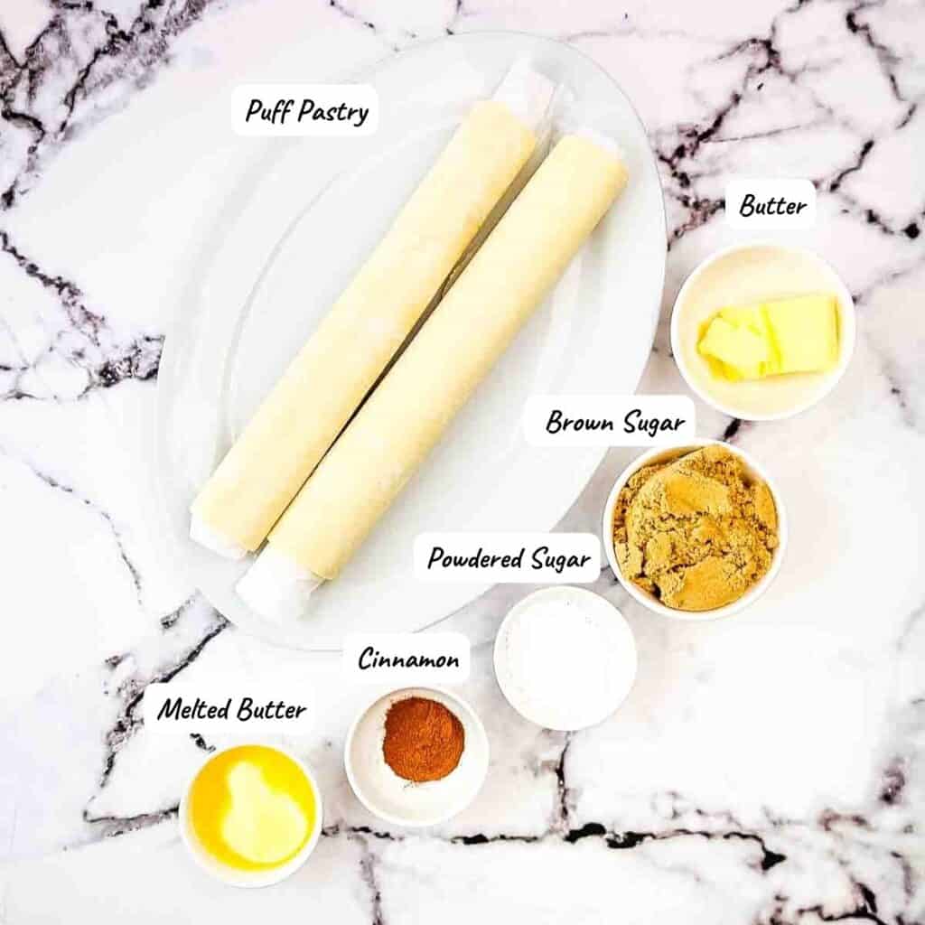 Cinnamon Sugar Puff Pastry Christmas Trees - Winding Creek Ranch