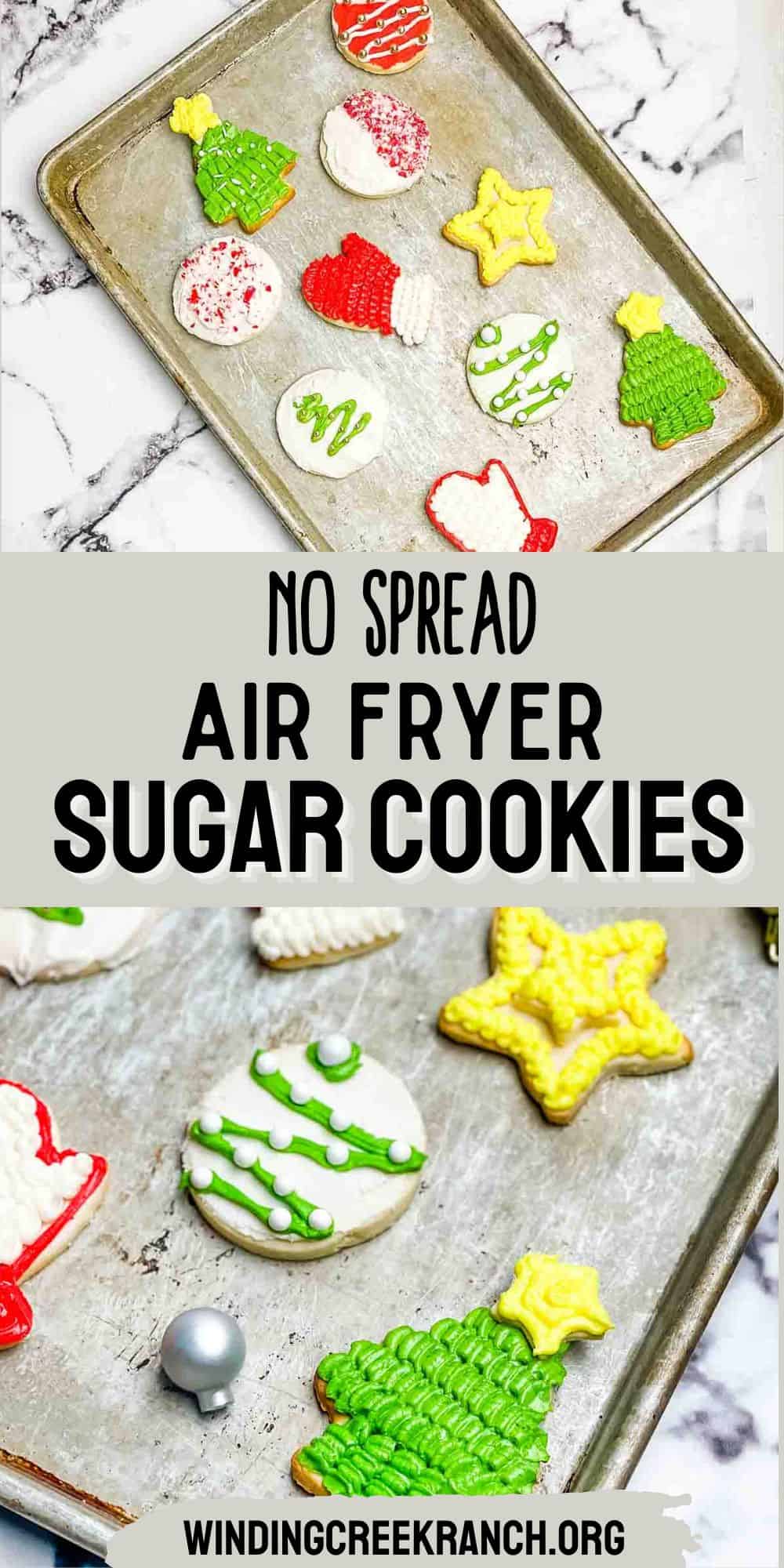Easy Air Fryer Sugar Cookies - Winding Creek Ranch