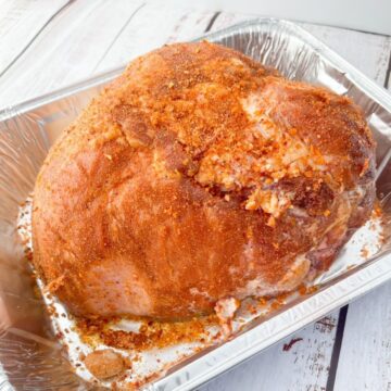 Double Smoked Ham on Pellet Grill