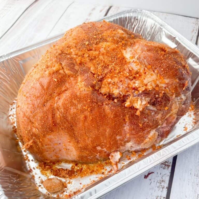 Double Smoked Ham on Pellet Grill