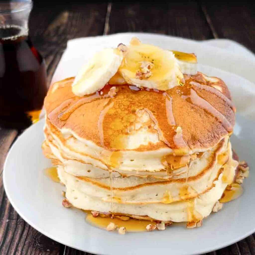 Easy Fluffy Banana Pancakes Recipe - Winding Creek Ranch