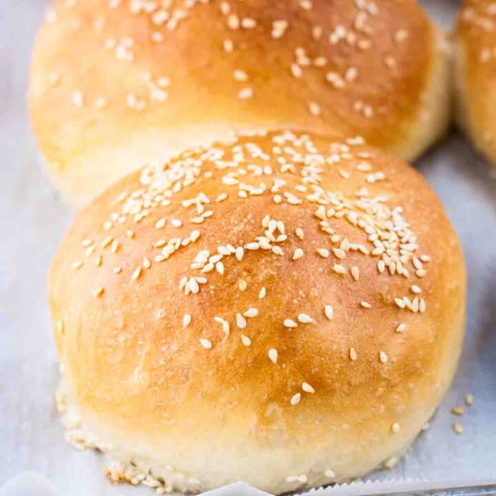 Best Ever Homemade Super Soft Hamburger Buns Recipe