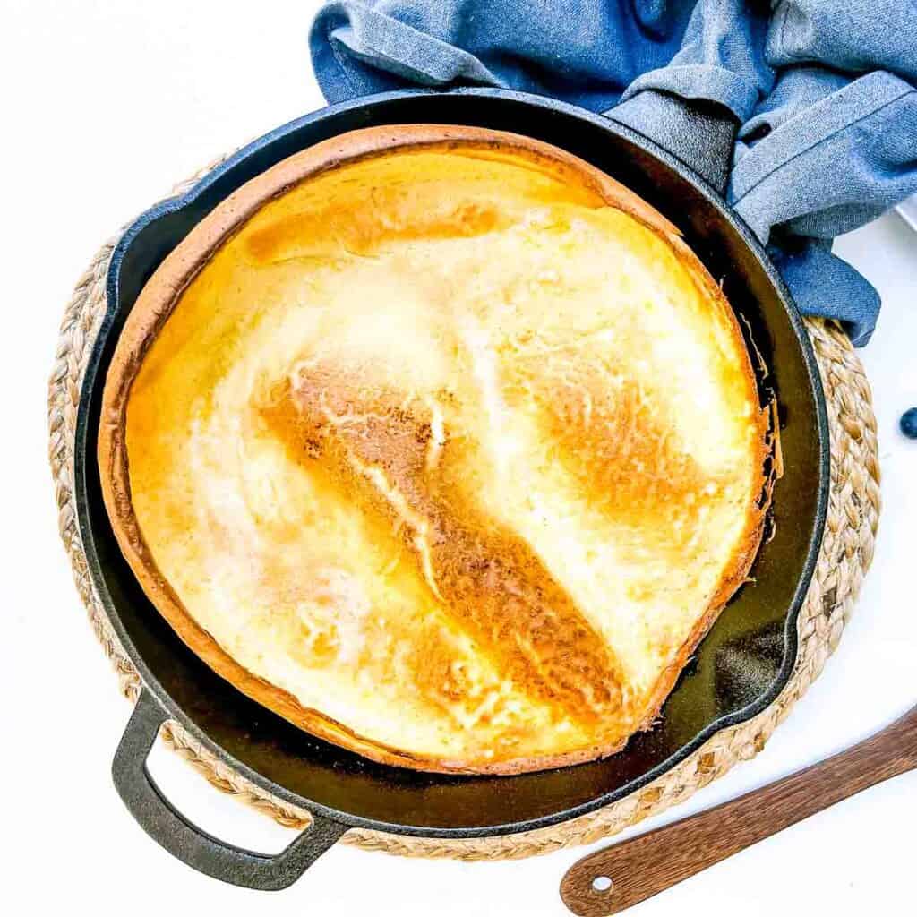 Savory Dutch Baby with Eggs, Sausage, and Bacon