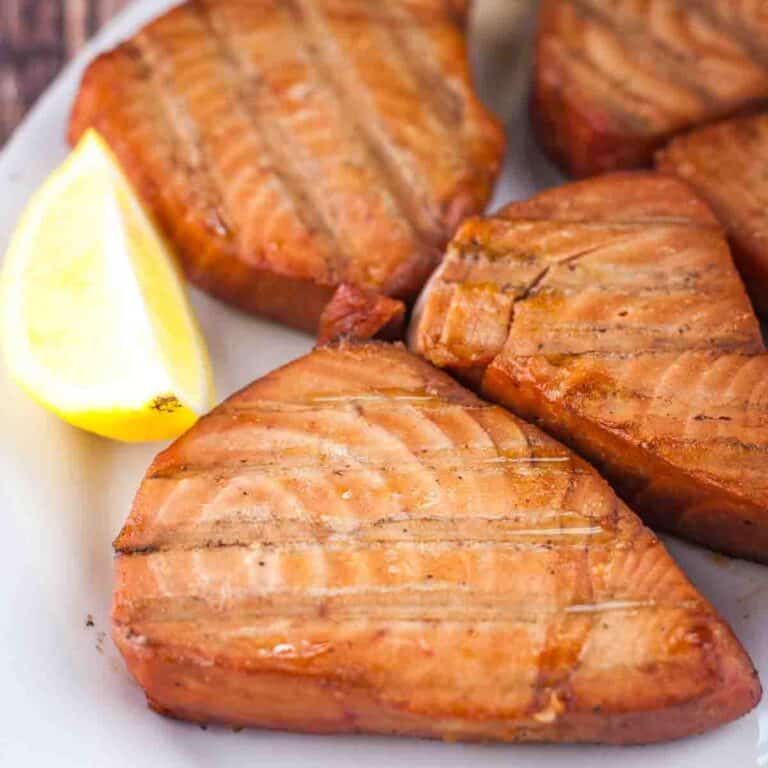 Easy Smoked Tuna Steaks Recipe on Pellet Grill