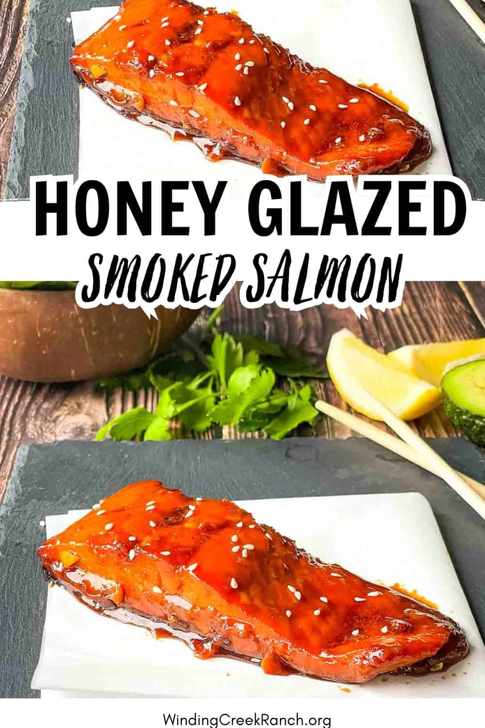 Honey Glazed Smoked Salmon Recipe on Pellet Grill - Winding Creek Ranch