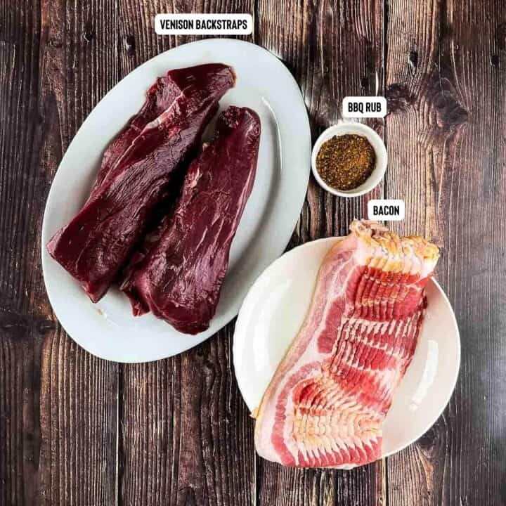 Smoked Bacon-Wrapped Venison Backstraps - Winding Creek Ranch