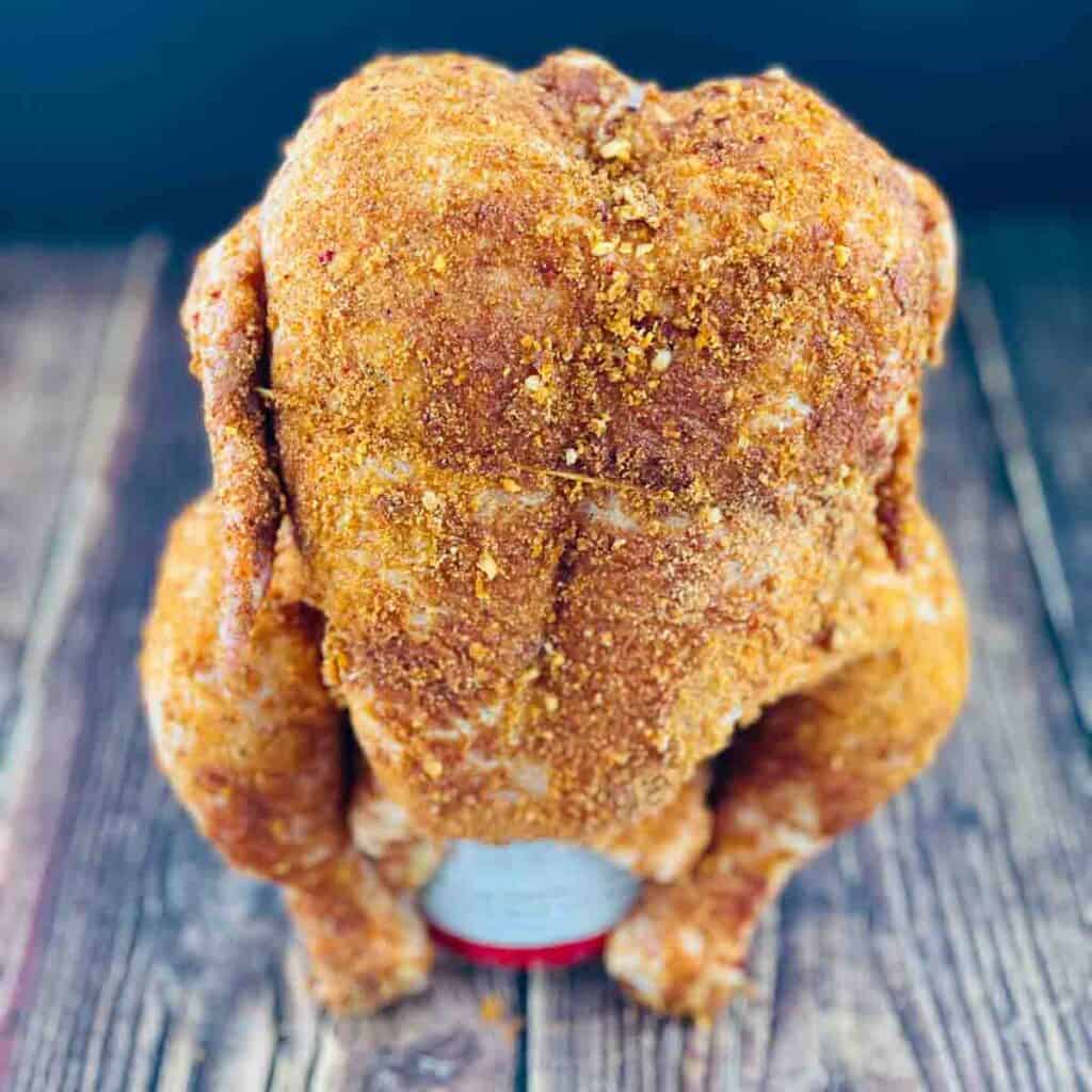 Smoked Beer Can Chicken On Pellet Grill - Winding Creek Ranch