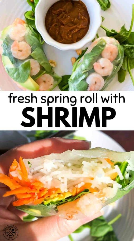 Fresh Spring Rolls With Shrimp And Peanut Sauce - Winding Creek Ranch