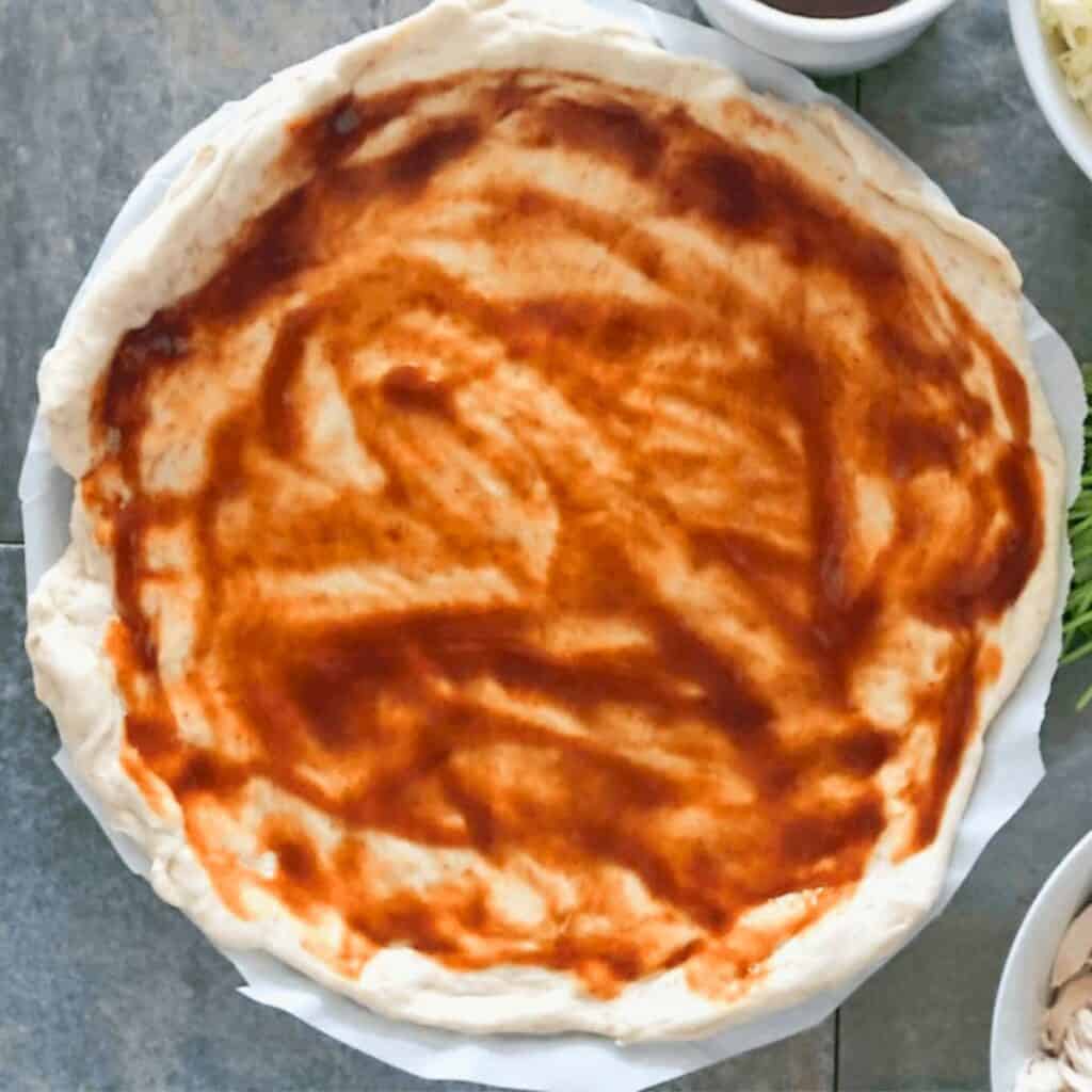 Homemade BBQ Chicken Ranch Pizza - Winding Creek Ranch