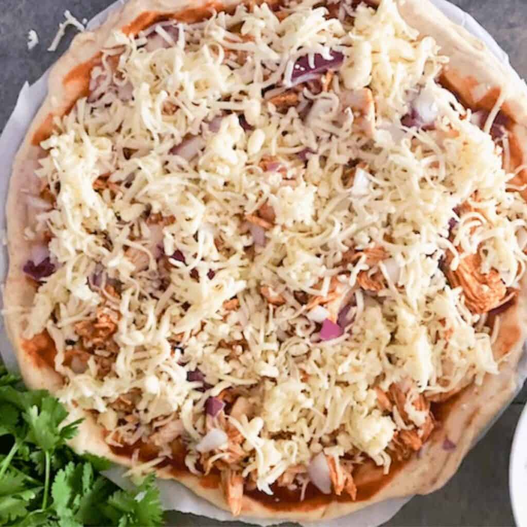 Homemade BBQ Chicken Ranch Pizza - Winding Creek Ranch