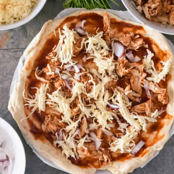 Homemade BBQ Chicken Ranch Pizza - Winding Creek Ranch