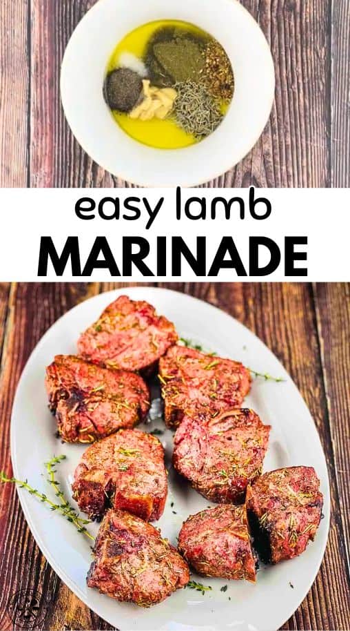Easy Lamb Marinade with Mustard - Winding Creek Ranch