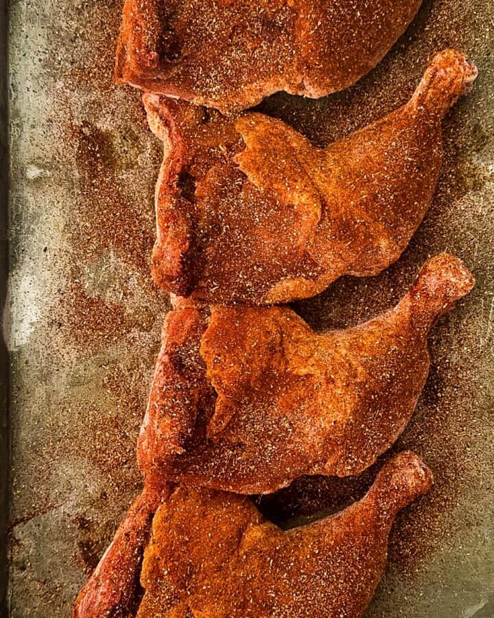 Pit Boss Smoked Chicken Quarters - Winding Creek Ranch