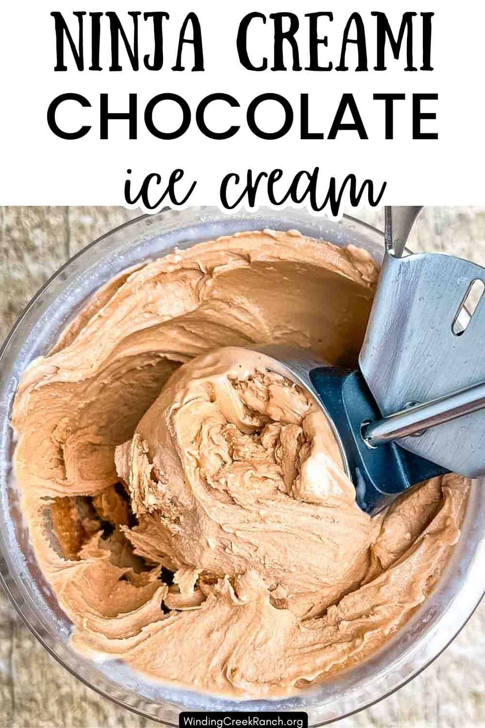 Ninja Creami Chocolate Ice Cream - Winding Creek Ranch