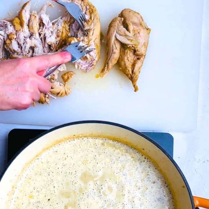 White Chicken Chili with Cream Cheese - Winding Creek Ranch
