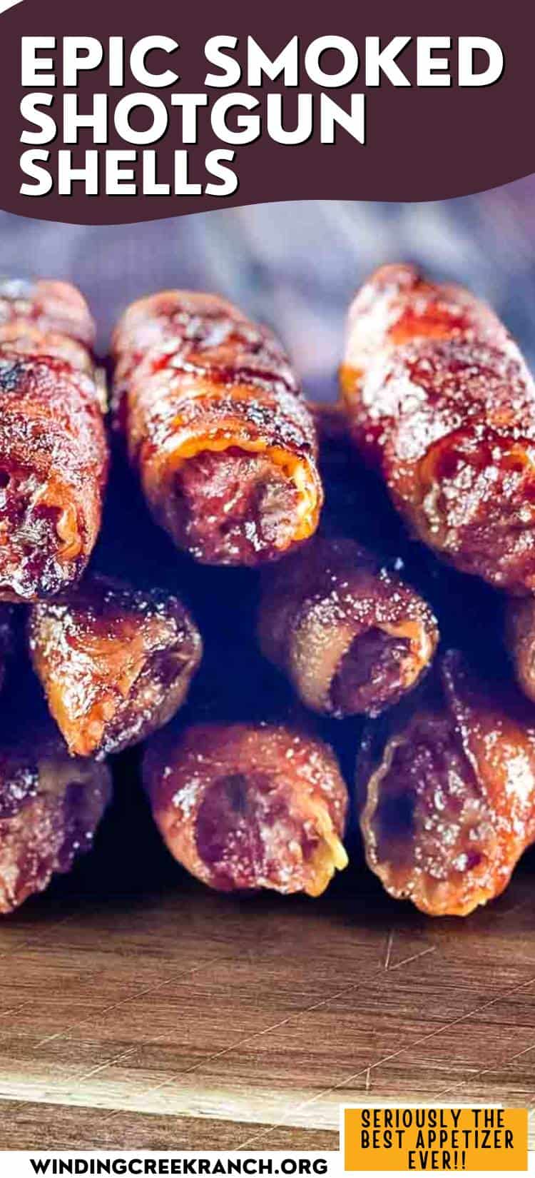 Smoked Shotgun Shells on Pellet Grill - Winding Creek Ranch