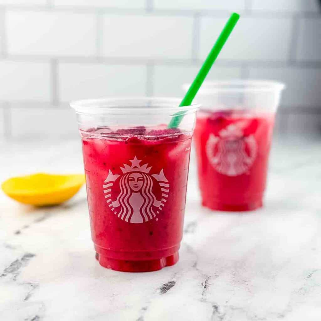 Starbucks Copycat Mango Dragonfruit Refresher - Winding Creek Ranch