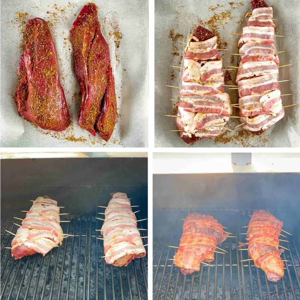 Smoked Bacon-Wrapped Venison Backstraps - Winding Creek Ranch