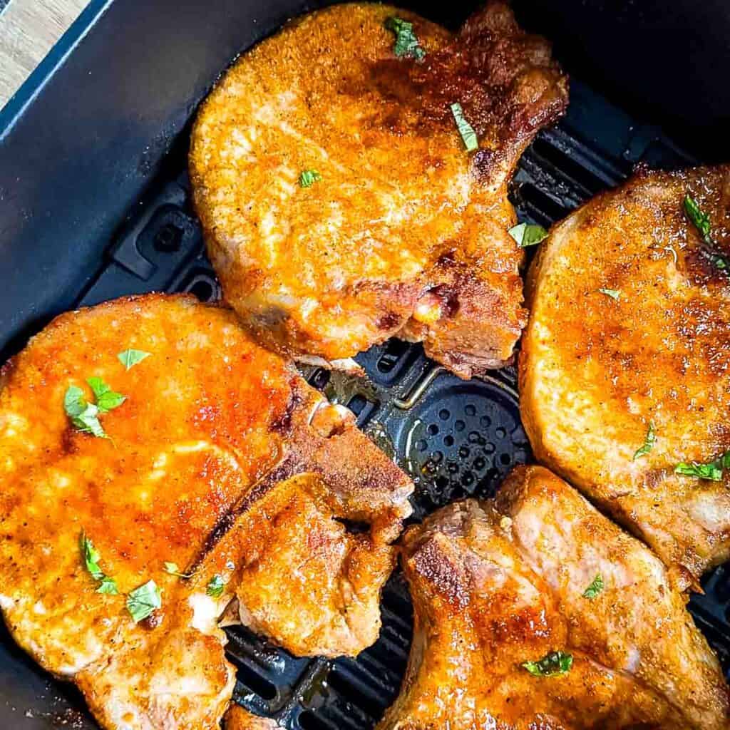 Juicy Air Fryer Bone-In Pork Chops - Winding Creek Ranch