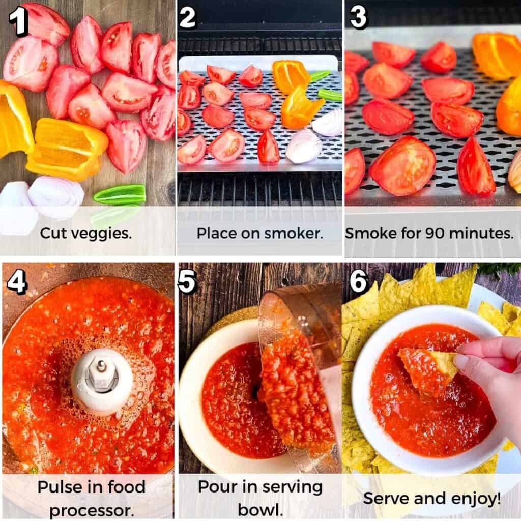 Easy Smoked Salsa: The Best Way to Use Garden Tomatoes- Winding Creek Ranch
