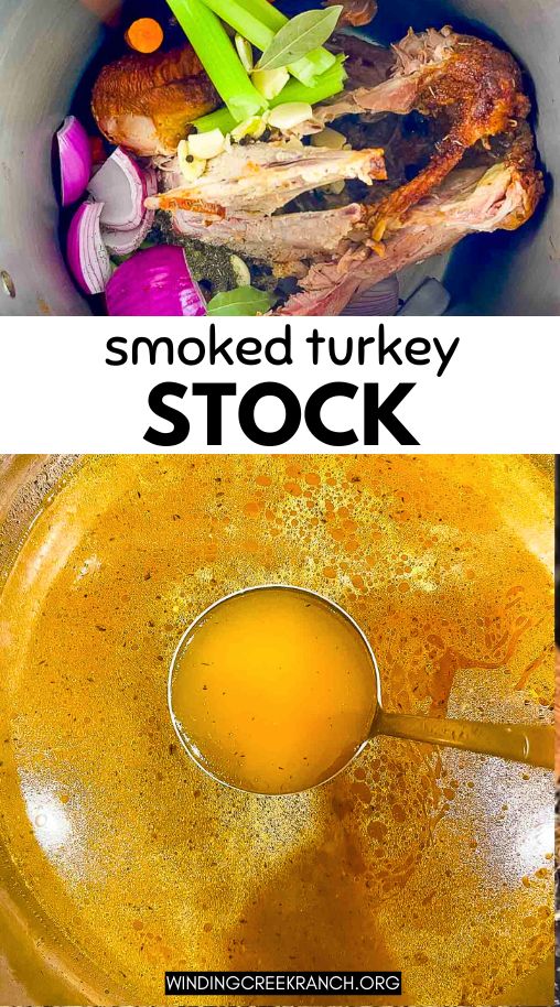 Smoked Turkey Stock - Winding Creek Ranch