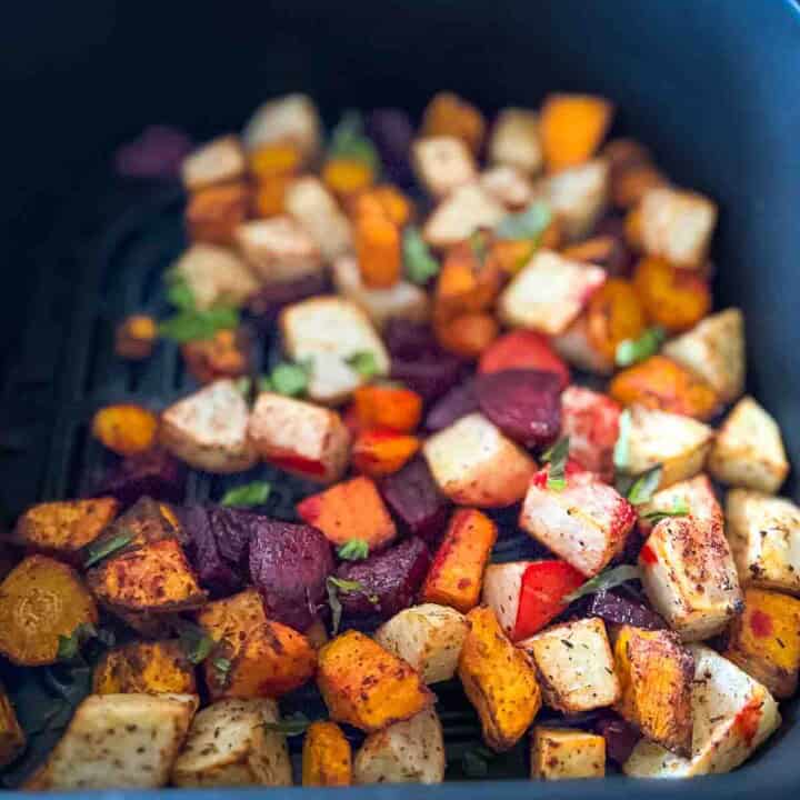 Air Fryer Roasted Root Vegetables - Winding Creek Ranch