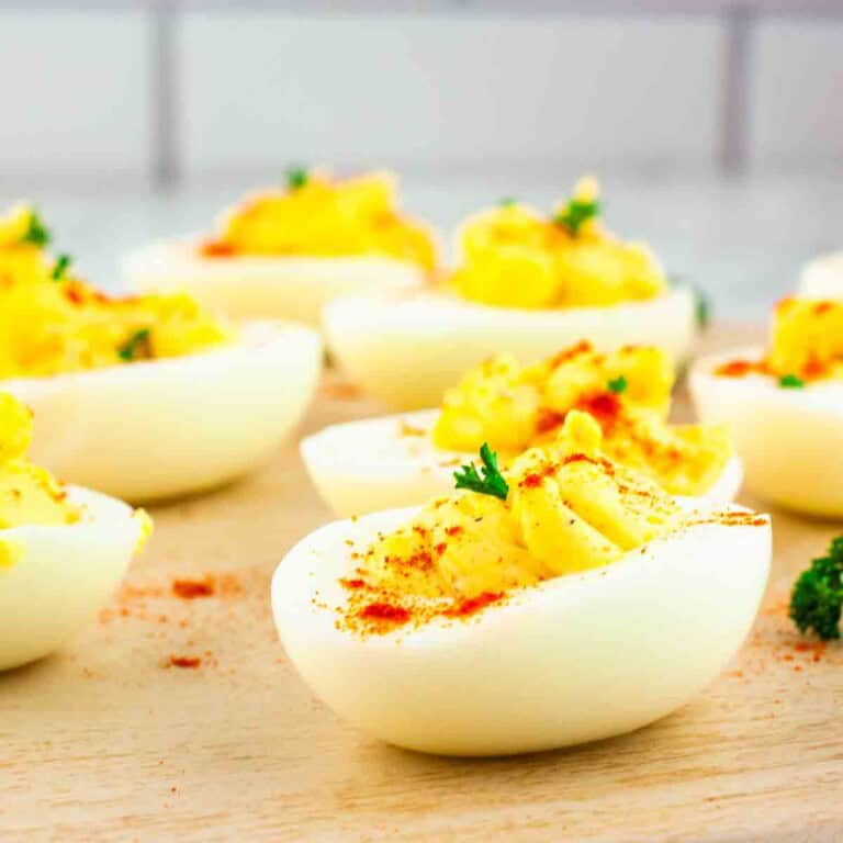Old-Fashioned Deviled Eggs With Miracle Whip - Winding Creek Ranch