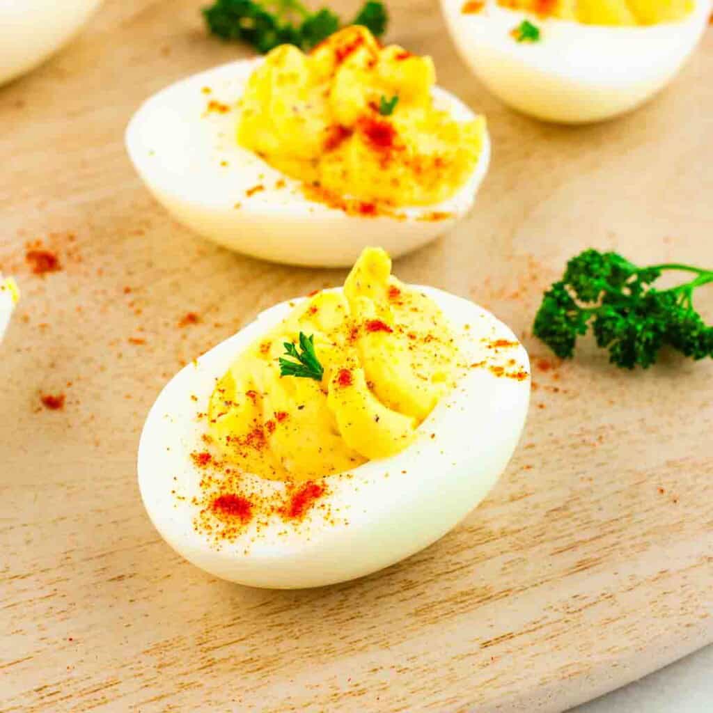 Old-Fashioned Deviled Eggs With Miracle Whip - Winding Creek Ranch
