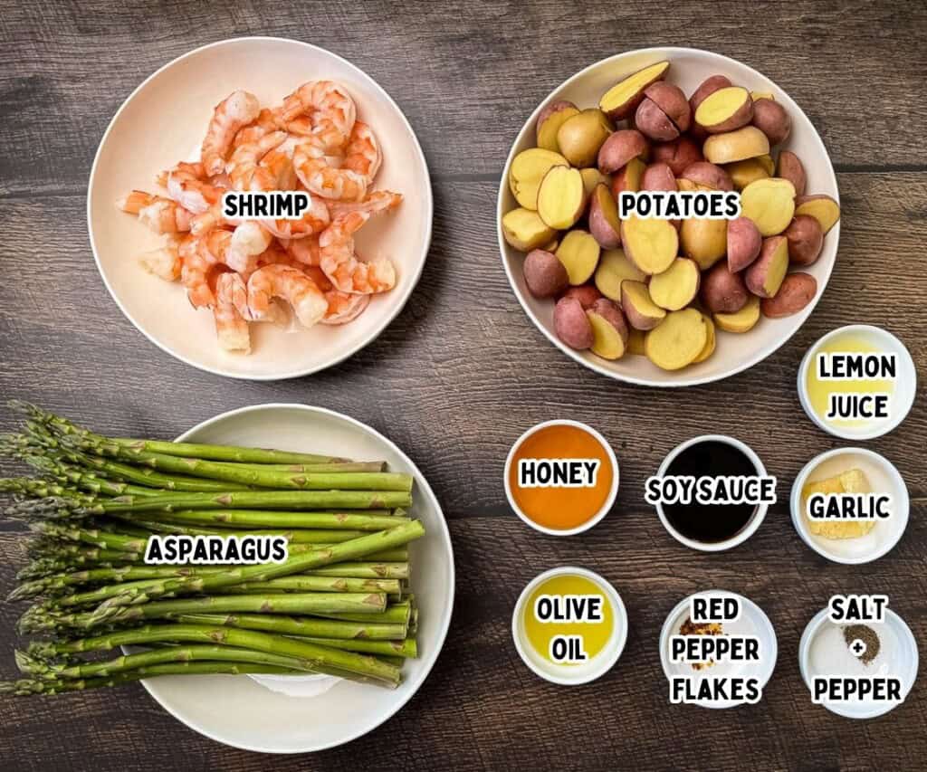 Sheet Pan Honey Garlic Shrimp with Asparagus - Winding Creek Ranch