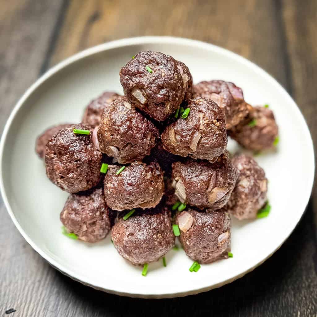 Easy Meatball Recipe without Breadcrumbs or Cheese