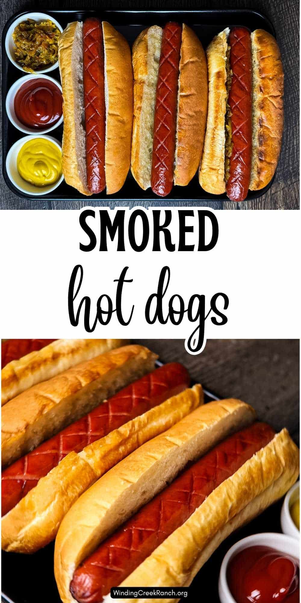 Smoked Hot Dogs on Traeger - Easy Pellet Grill Recipe - Winding Creek Ranch