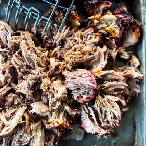Pit Boss Pulled Pork with Brown Sugar Rub - Winding Creek Ranch