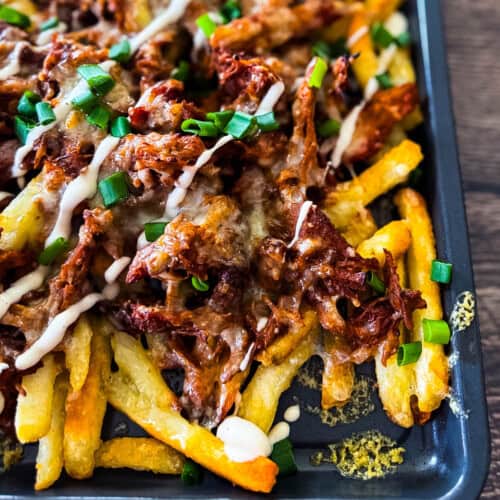 Easy Loaded Pulled Pork Fries - Winding Creek Ranch