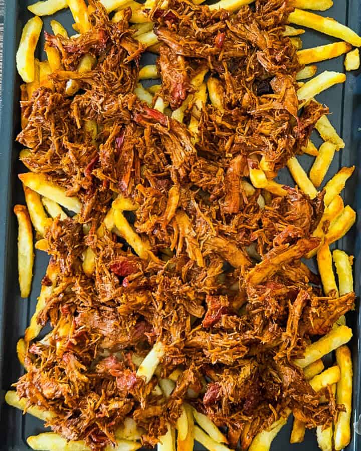 Easy Loaded Pulled Pork Fries - Winding Creek Ranch