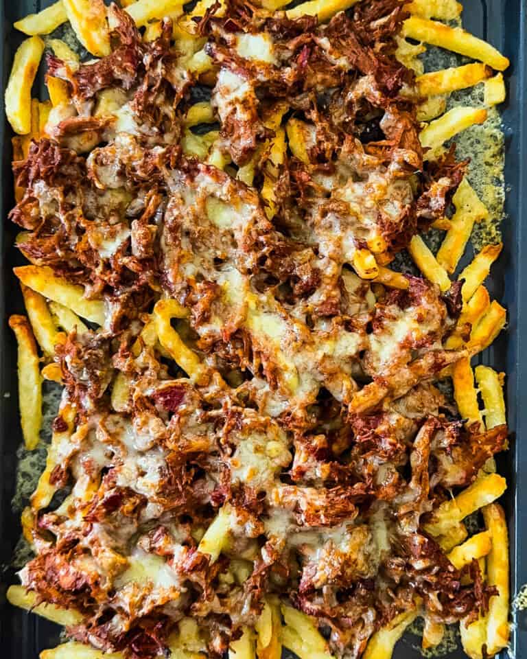 Easy Loaded Pulled Pork Fries - Winding Creek Ranch