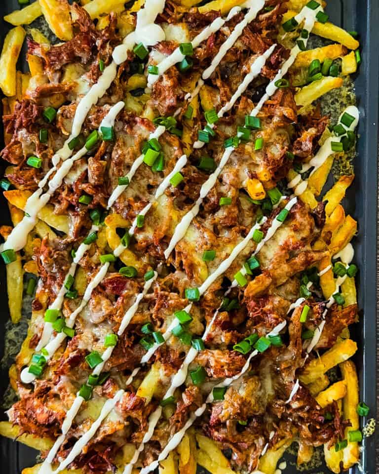 Easy Loaded Pulled Pork Fries - Winding Creek Ranch