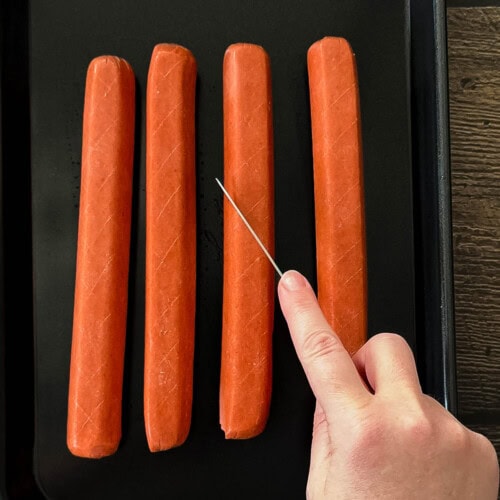 Smoked Hot Dogs on Traeger - Easy Pellet Grill Recipe - Winding Creek Ranch