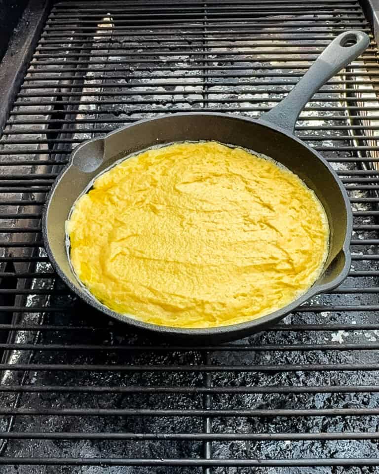 Smoked Cornbread on Pellet Grill - Winding Creek Ranch