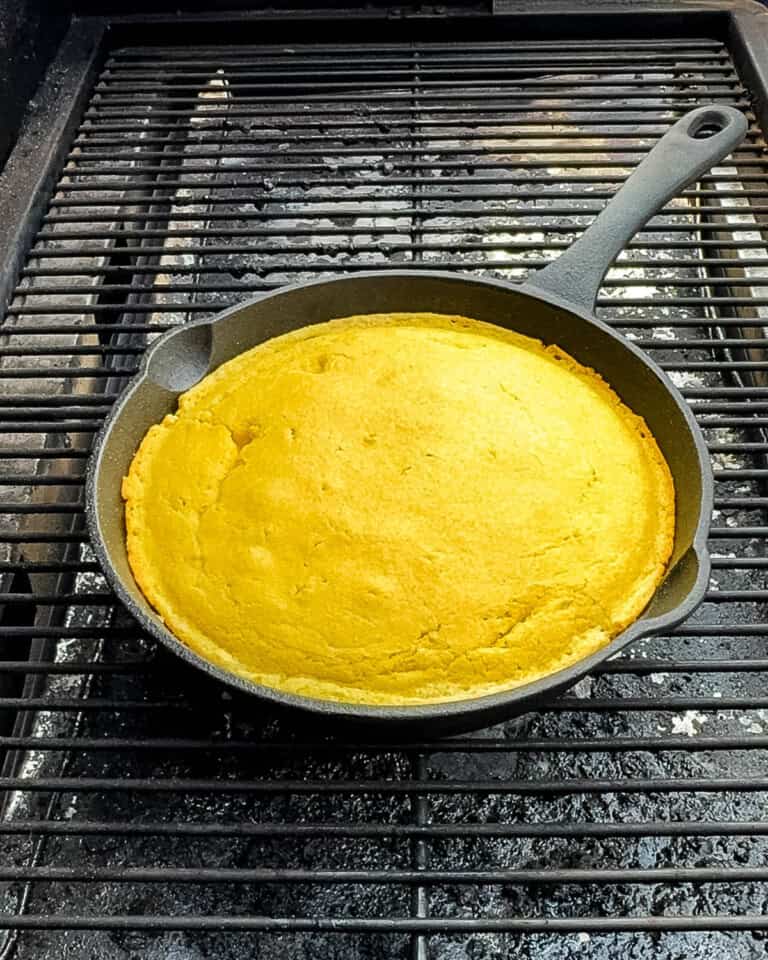 Smoked Cornbread on Pellet Grill - Winding Creek Ranch