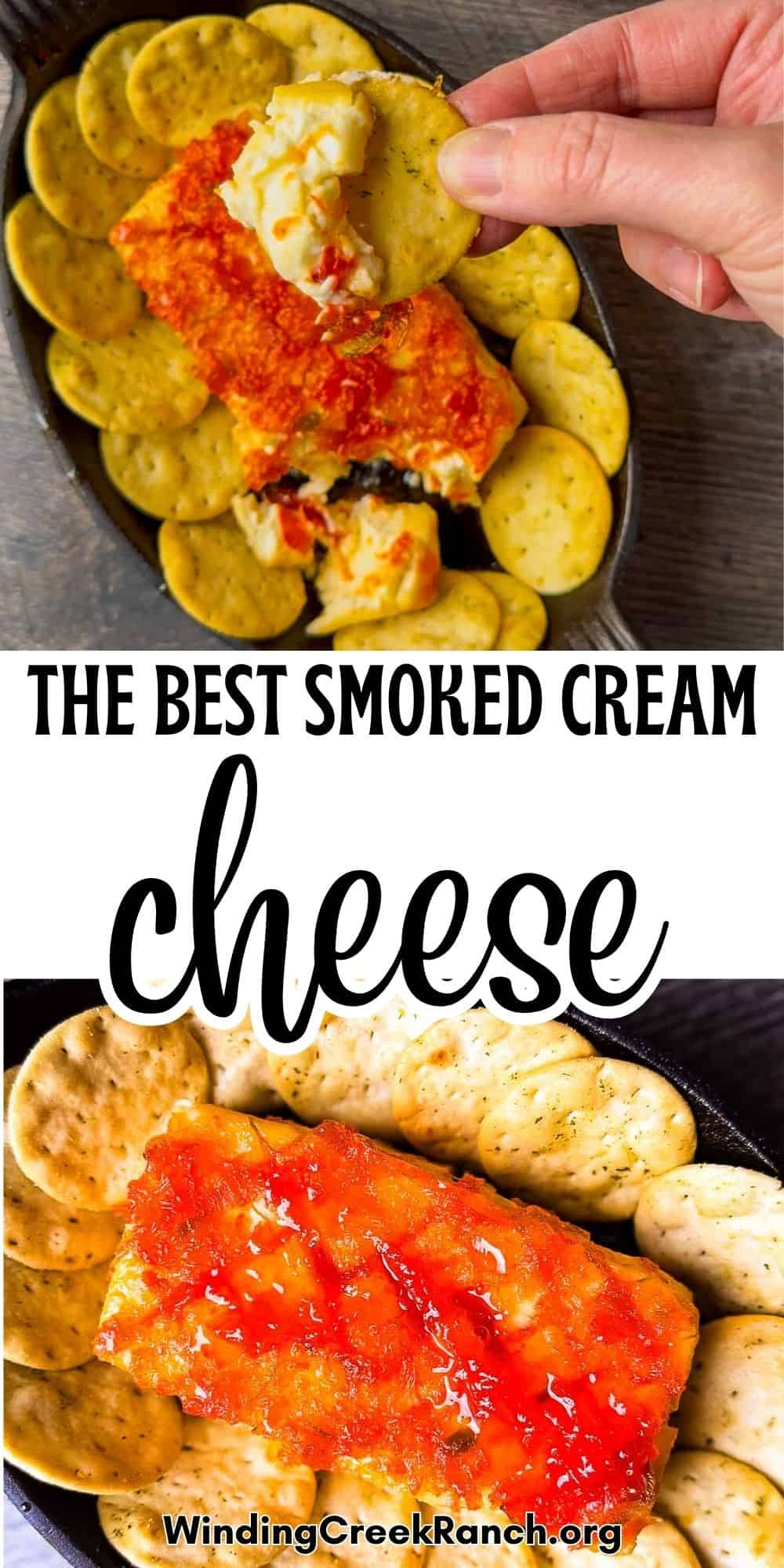 Smoked Cream Cheese on a Pellet Grill (2-Ingredients) - Winding Creek Ranch