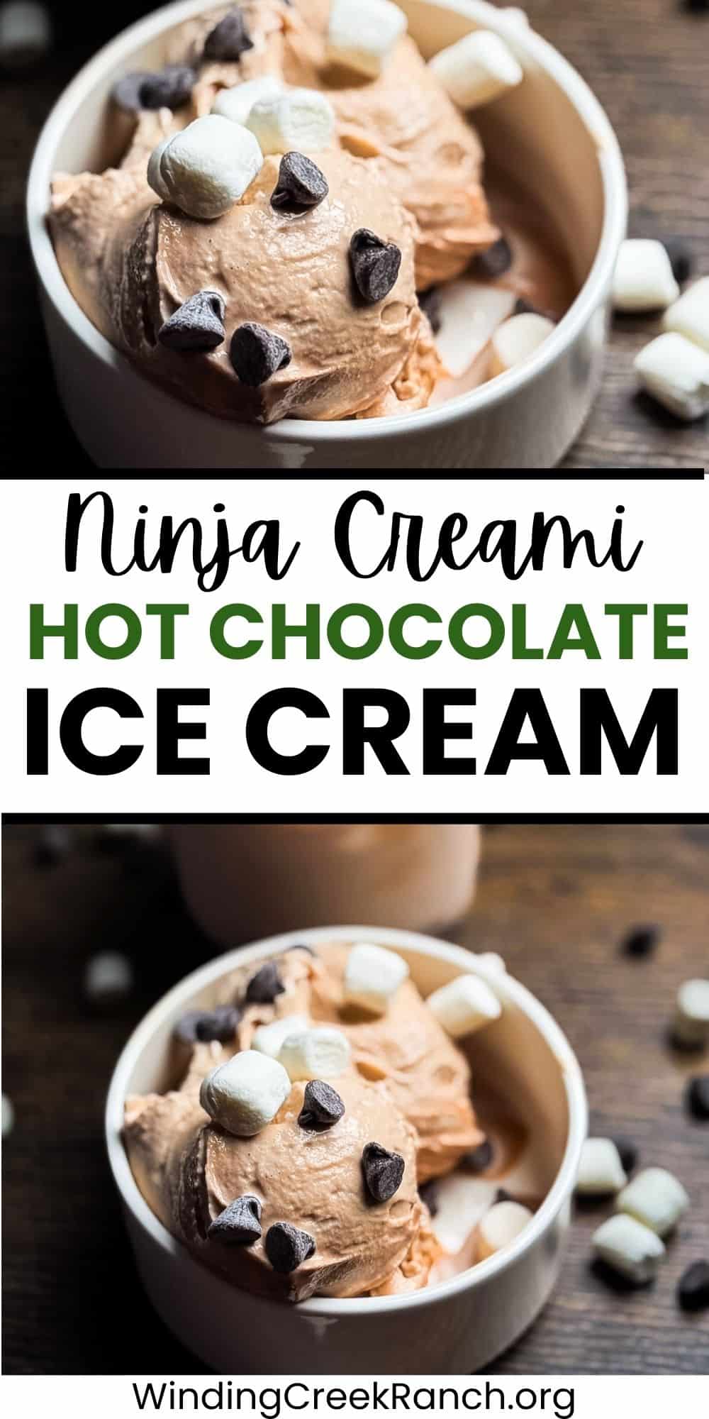 Ninja Creami Hot Chocolate Ice Cream - Winding Creek Ranch