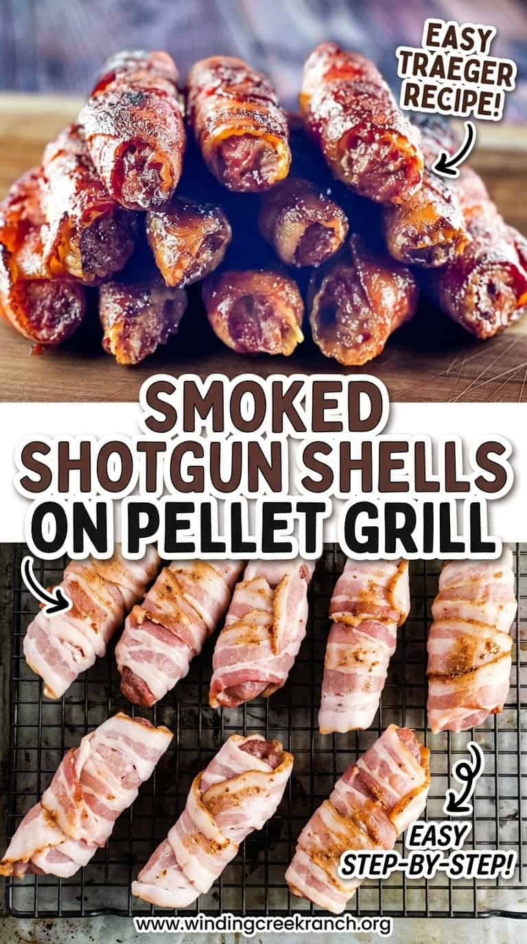 Smoked Shotgun Shells on Pellet Grill - Winding Creek Ranch