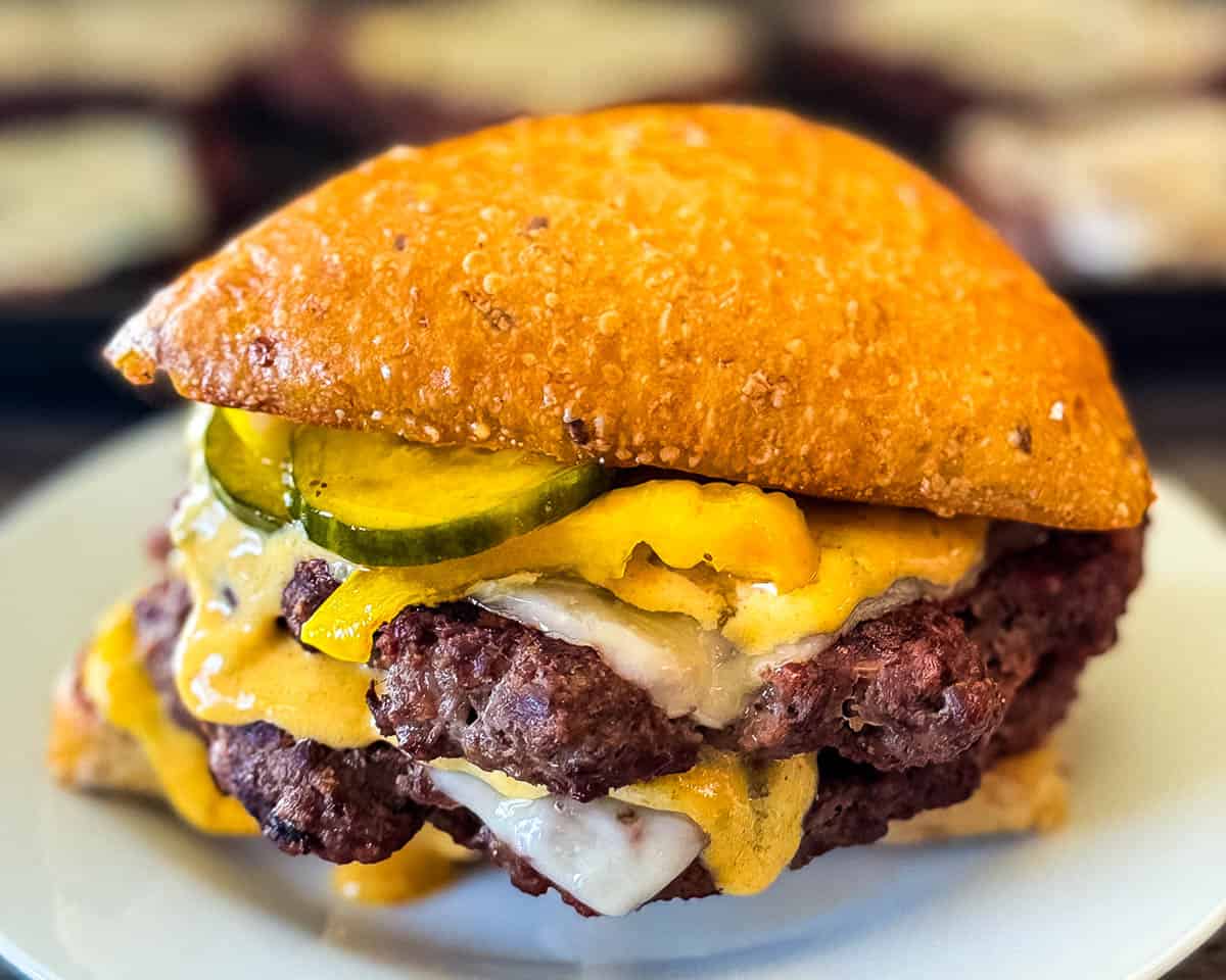 Juicy Venison Smash Burgers - Winding Creek Ranch
